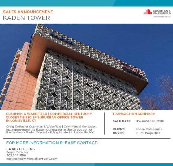 Craig Collins sells Kaden Tower – Commercial Kentucky